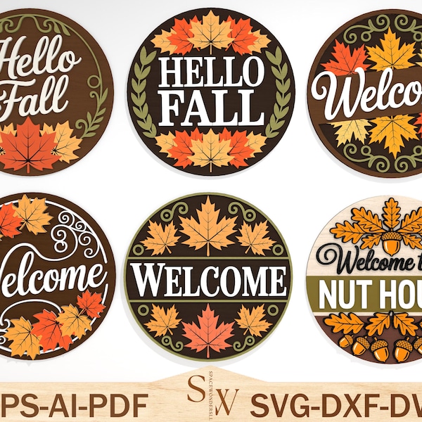 Welcome Fall Clip Art - Etsy