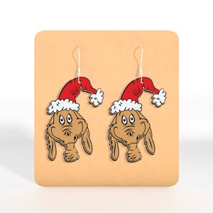 Movie Character Earrings Svg, Earring Christmas Svg, Movie Christmas ...
