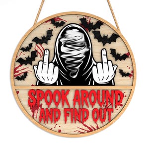 Horror Characters Door Sign Bundle Svg, Halloween Door Hanger Svg ...
