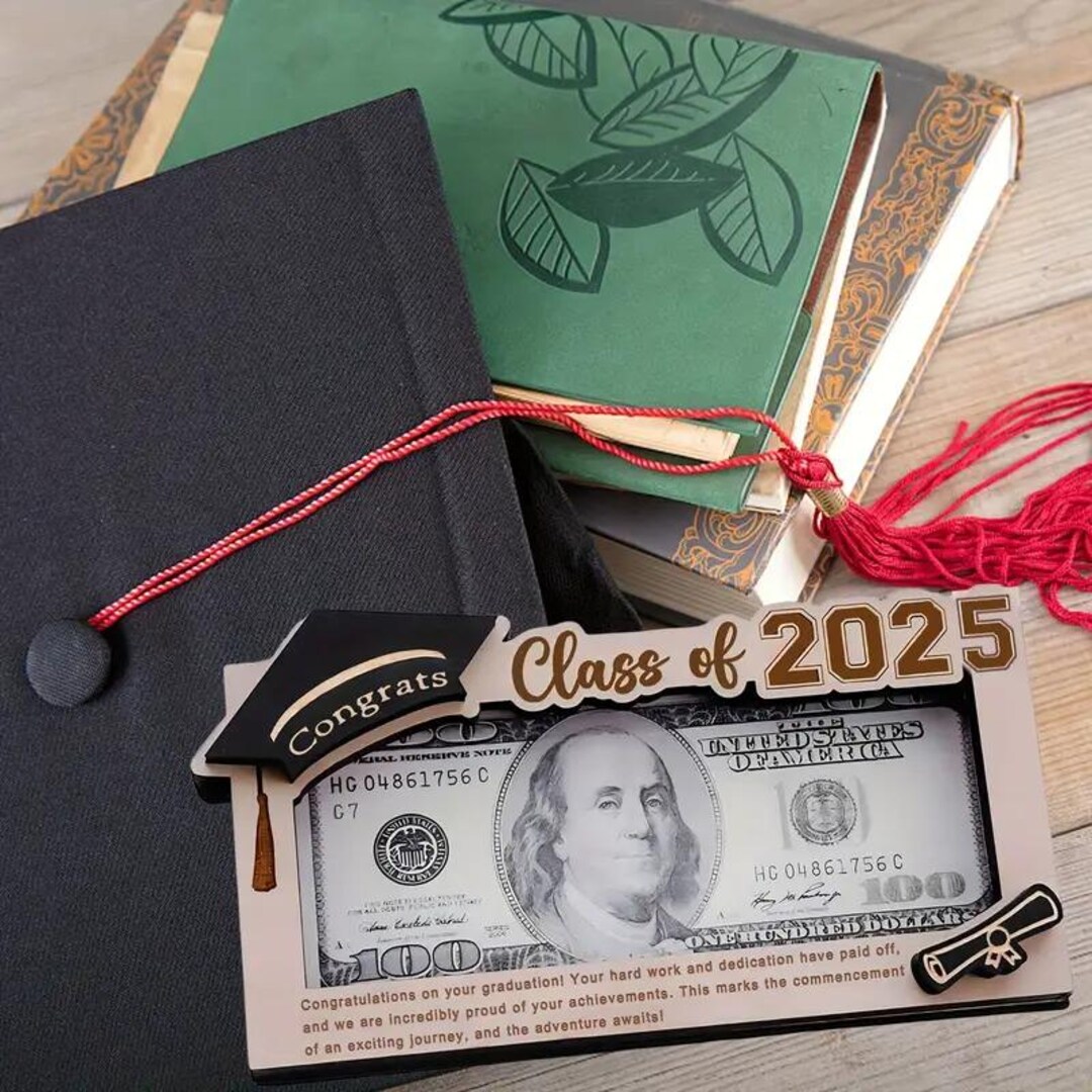 Personalized Graduation Money Holder, 2025 Graduation Gift, Class of ...
