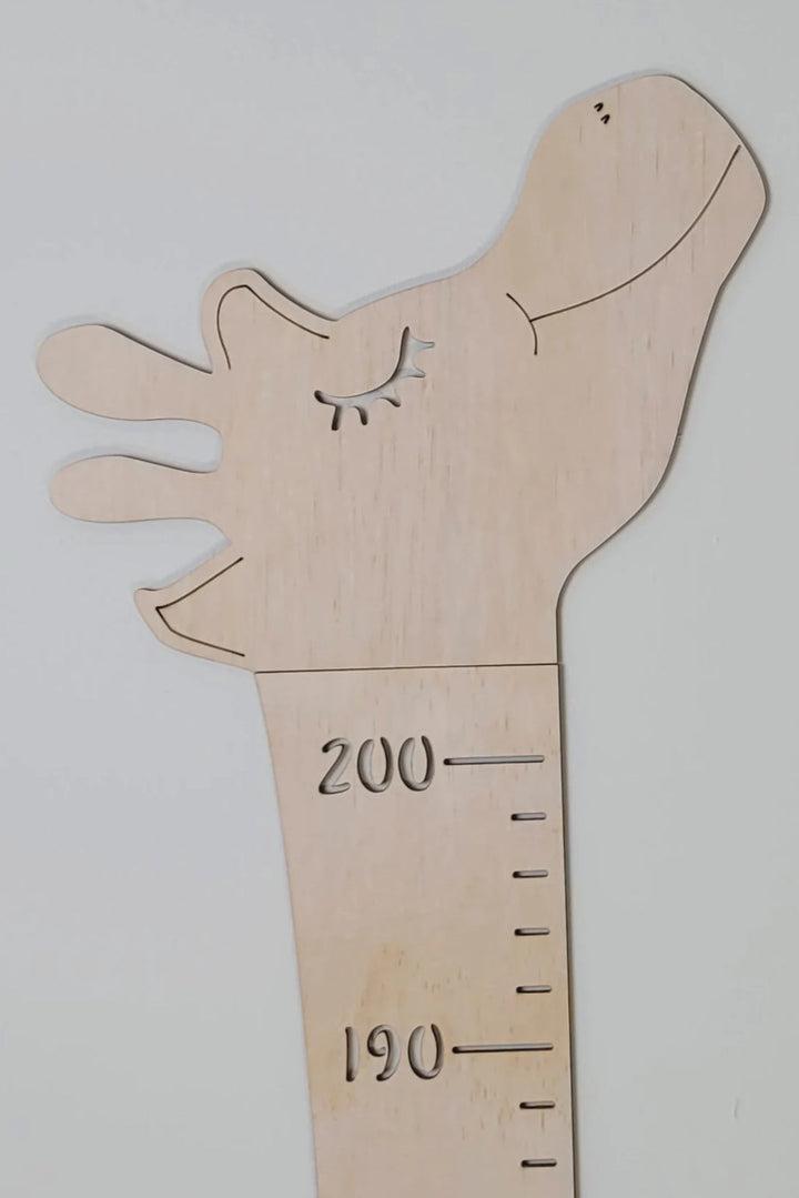 Personalized Wooden Giraffe Growth Chart Ruler, Custom Height ...