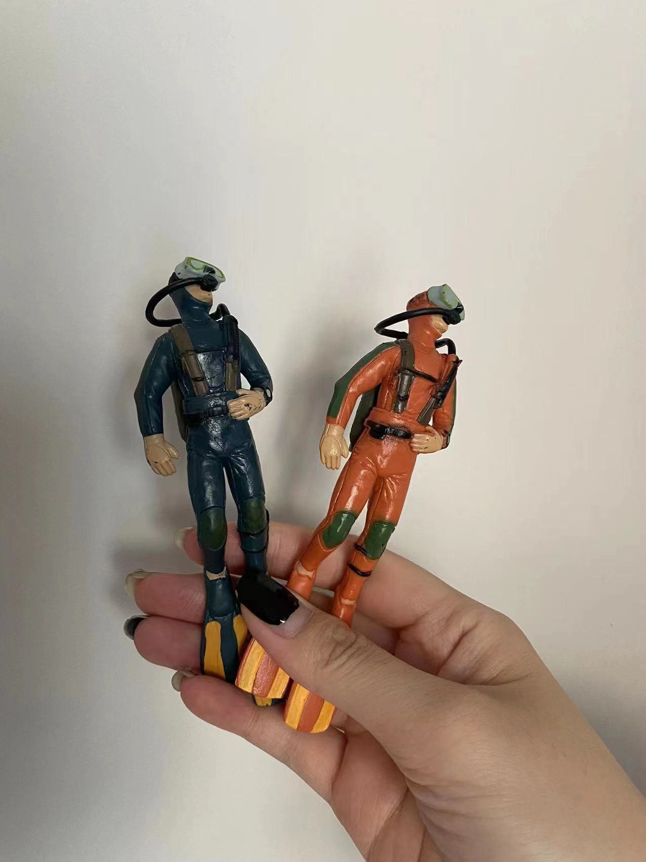 Mini Simulation Diver Model,dollhouse Miniature Diver,3d Miniature ...