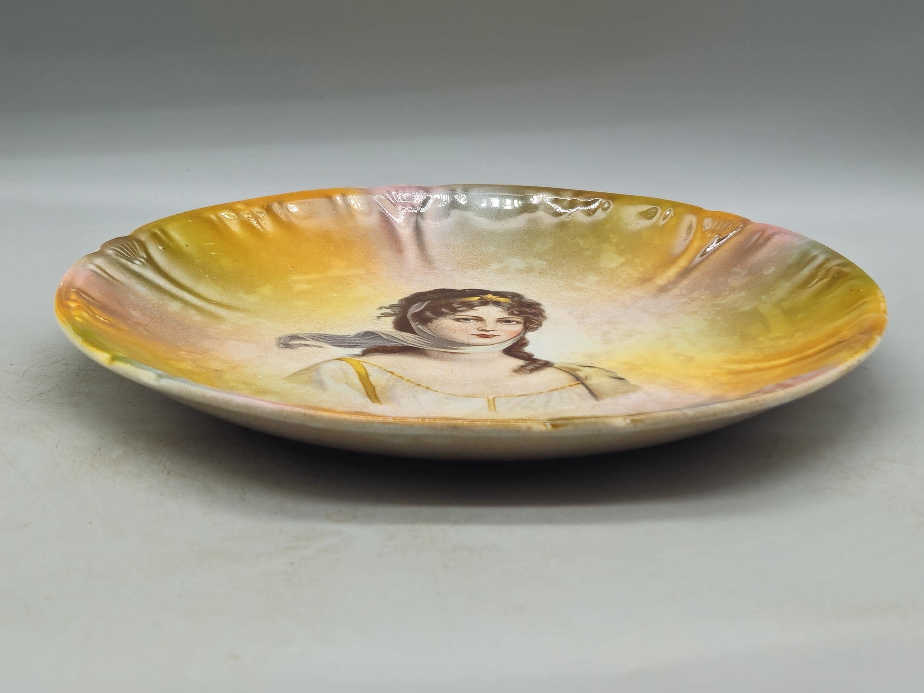 1800s Franz Anton Mehlem Poppelsdorf Germany Porcelain Plate With ...