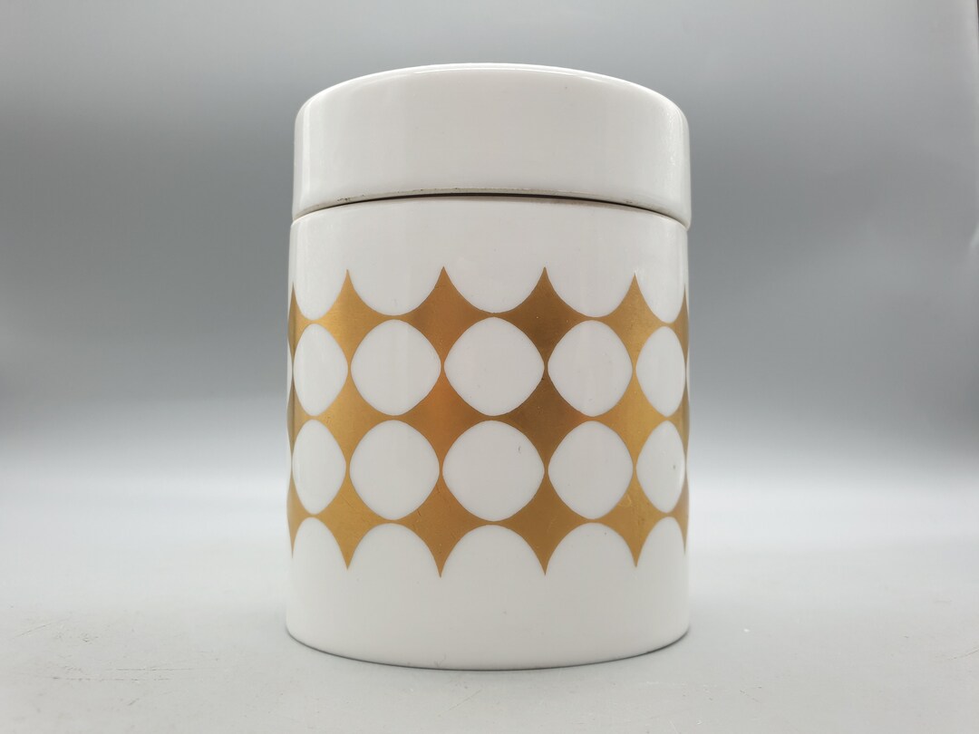 1950s Alboth & Kaiser Bavaria Container Box With Golden Decorations ...