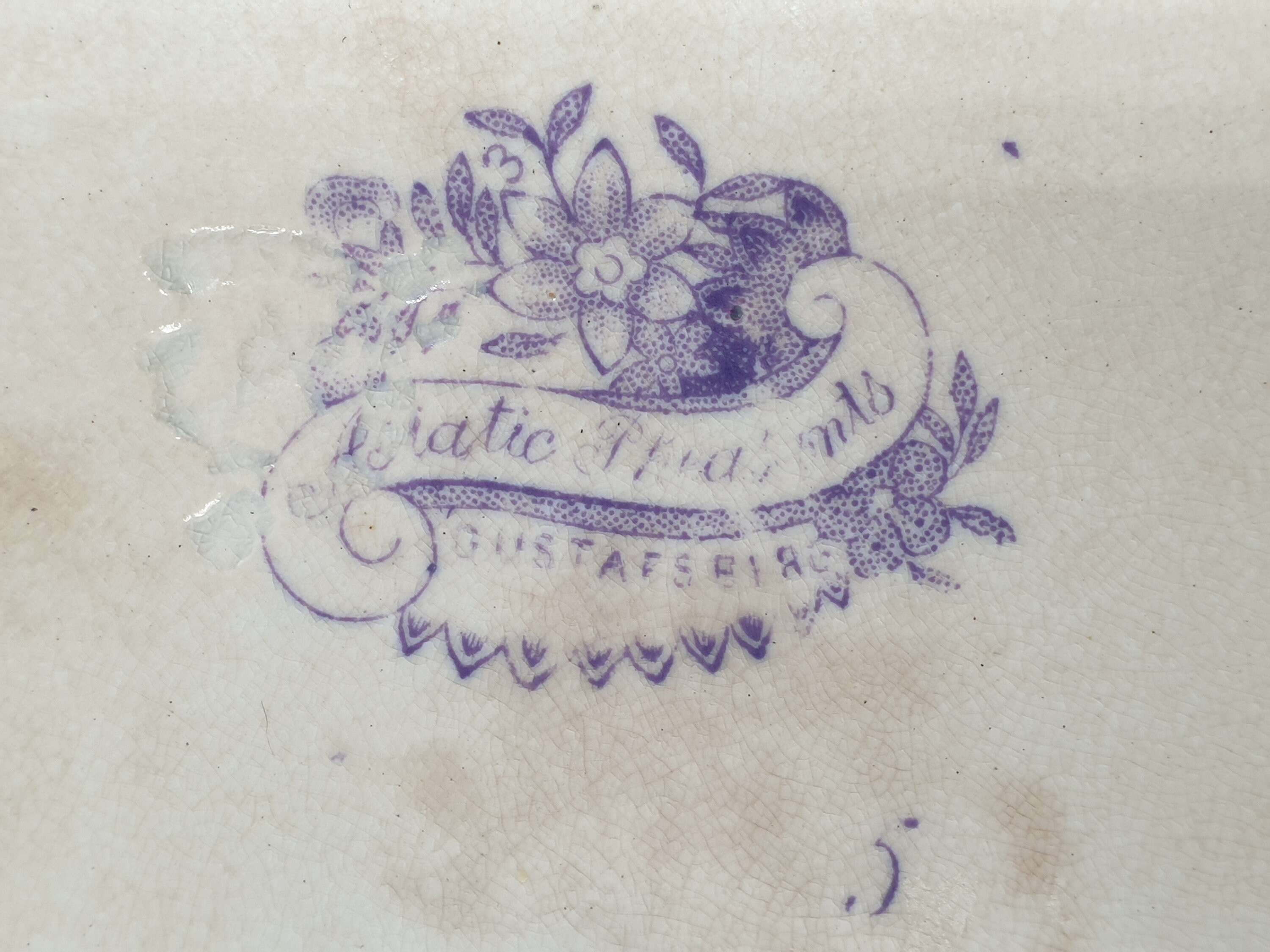 1930s Gustavsberg Sweden adriatic Pheasants Dinner Plate Vintage ...