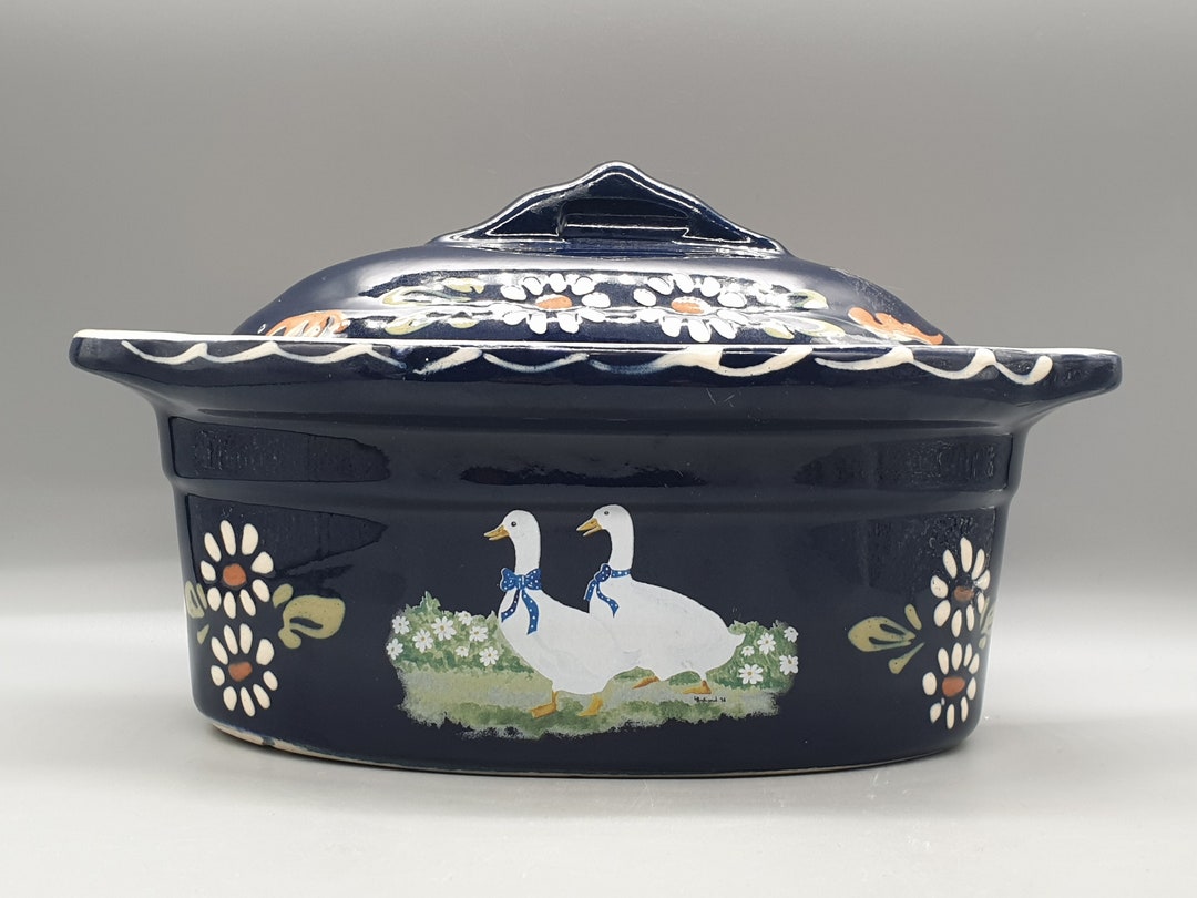 Vintage Alsace France "sb" Casserole Dish | Vintage French Pottery - Etsy