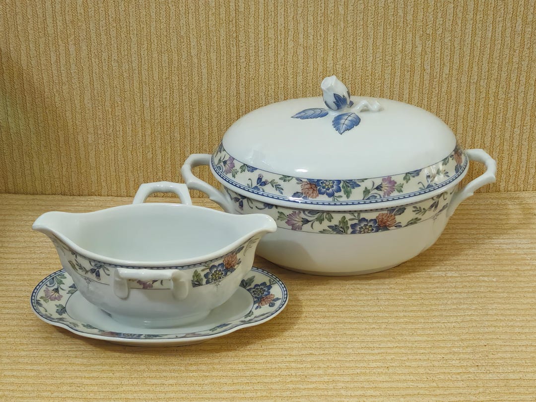 Vintage Alboth & Kaiser Bavaria "chalon" Porcelain Tureen and Saucière ...