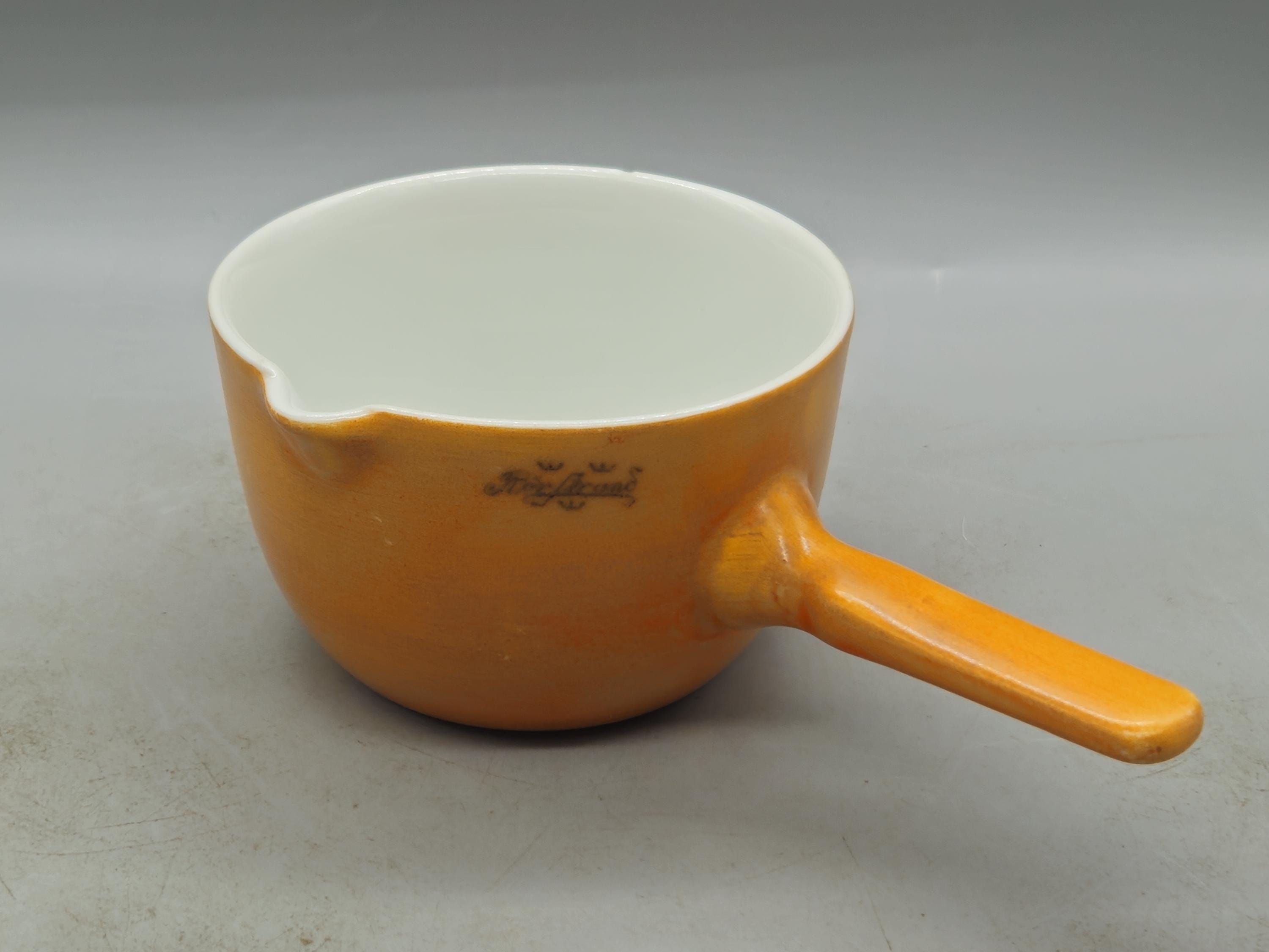 1920s Rörstrand Sweden Porcelain Caquelon / Fondue Pot Vintage ...