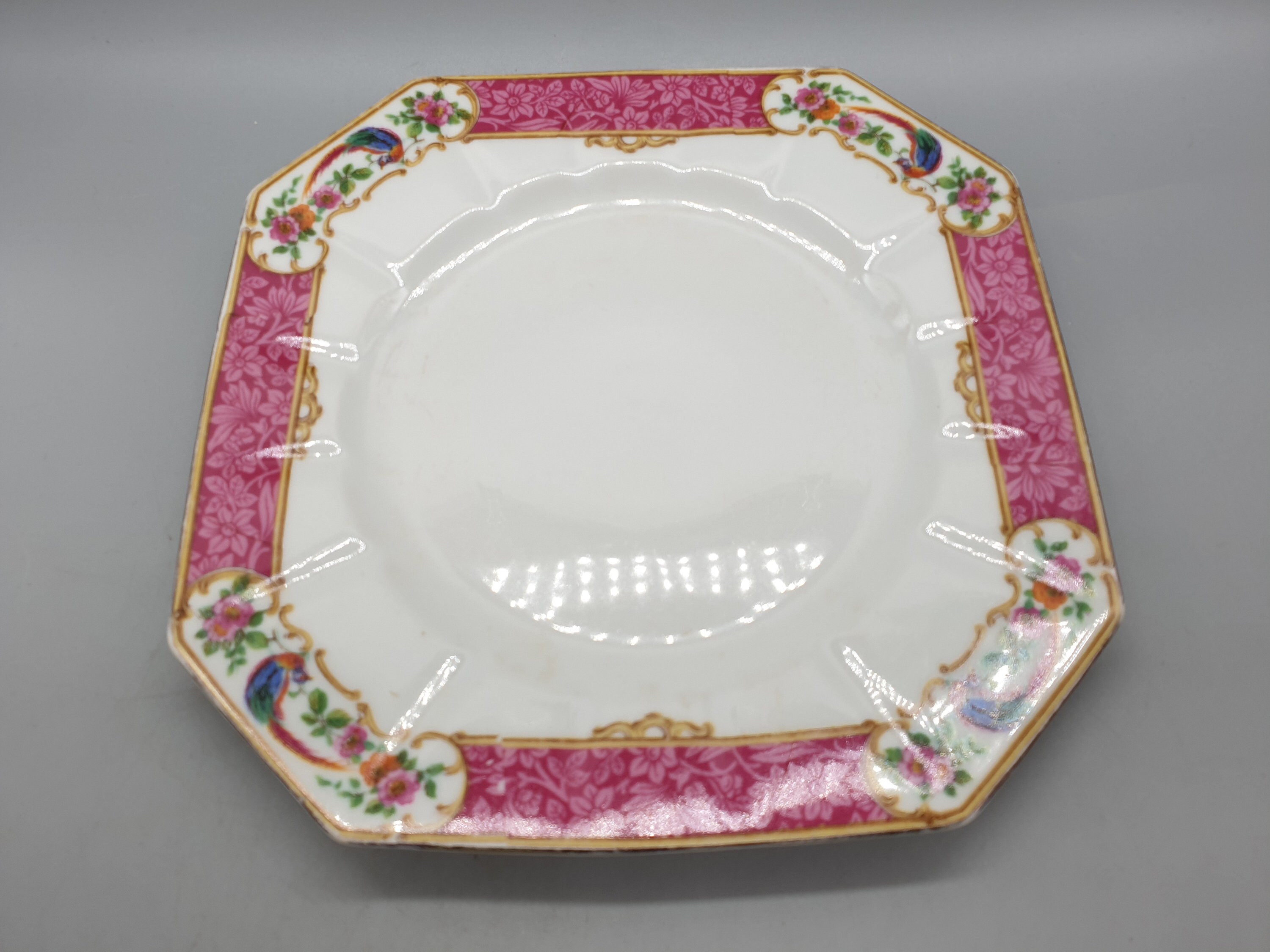 1920s Schumann Arzberg Bavaria Square Appetizer Plate | Vintage German ...