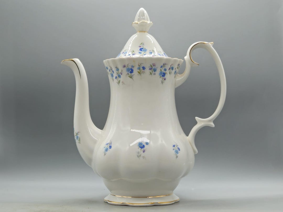 Vintage Royal Albert England "memory Lane" Bone China Coffee Pot ...