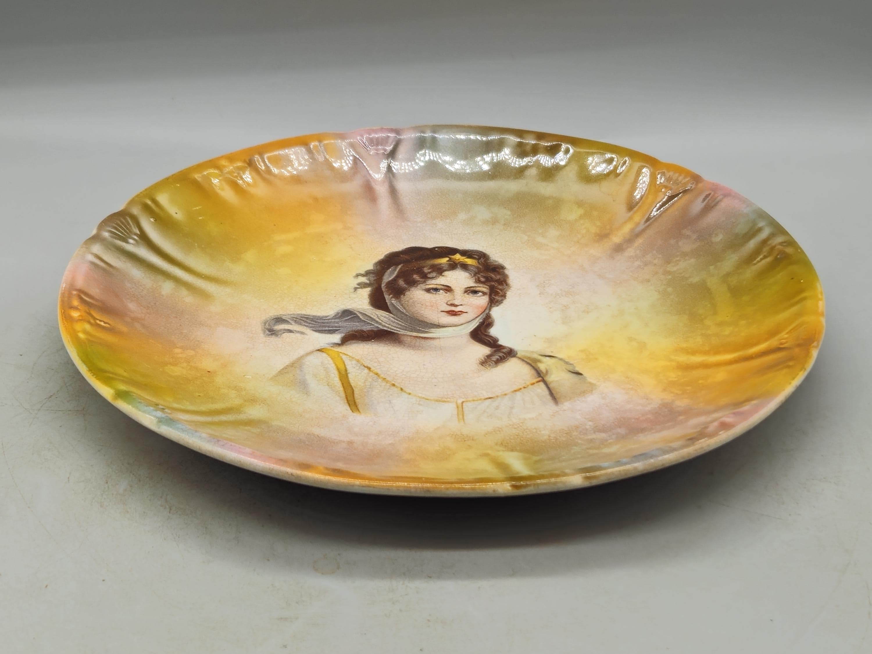 1800s Franz Anton Mehlem Poppelsdorf Germany Porcelain Plate With ...