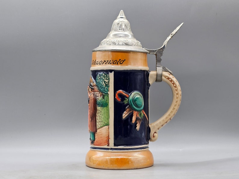 Vintage Wick Werke Germany Hand-painted Beer Stein Vintage German ...