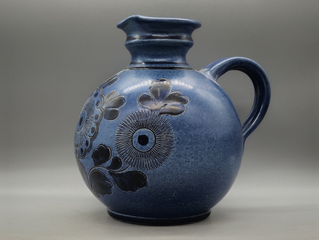 Vintage Wilhelm Kagel Austria Ceramic Jug / Pitcher | Vintage Austrian ...