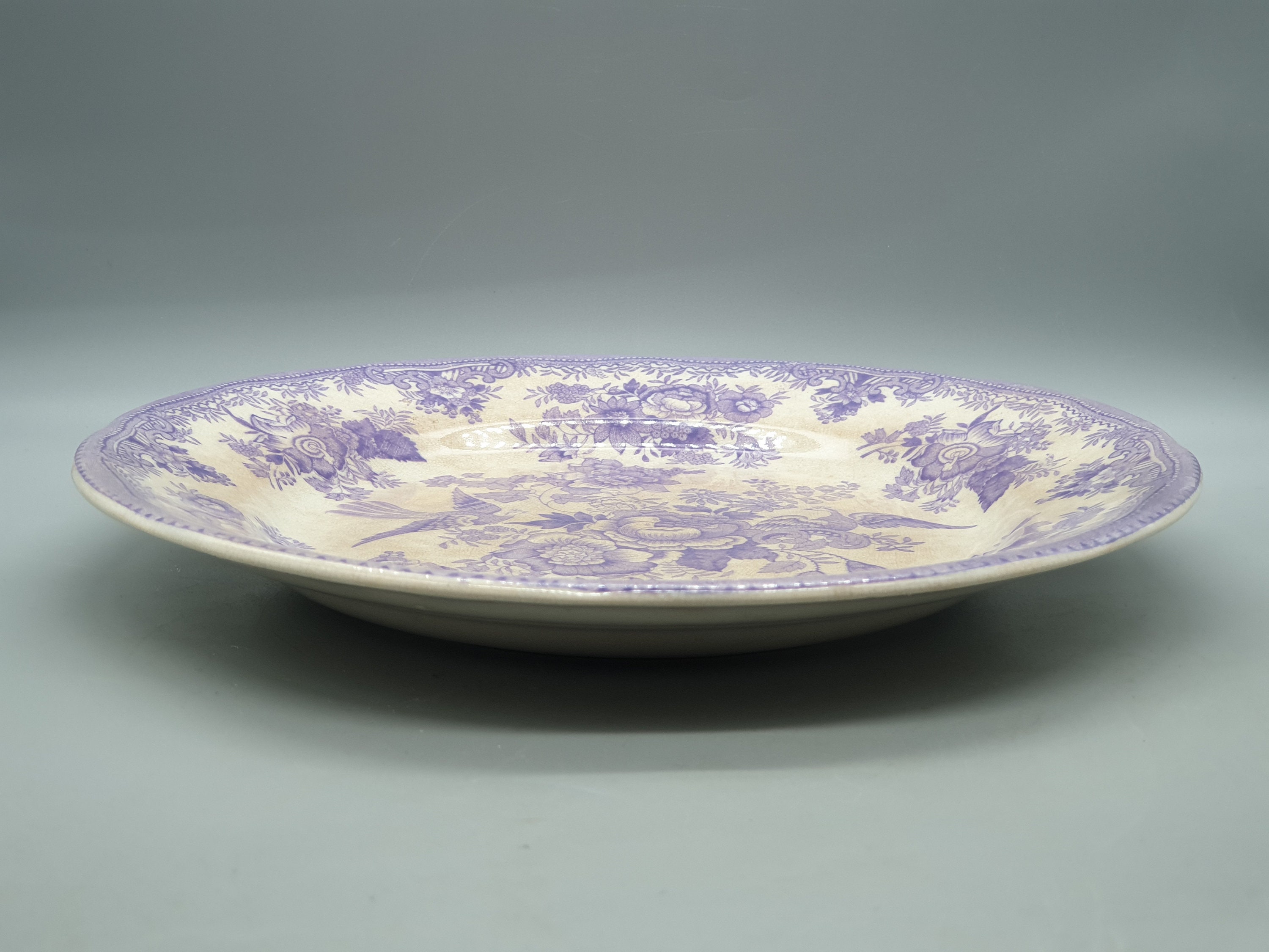 1930s Gustavsberg Sweden adriatic Pheasants Dinner Plate Vintage ...