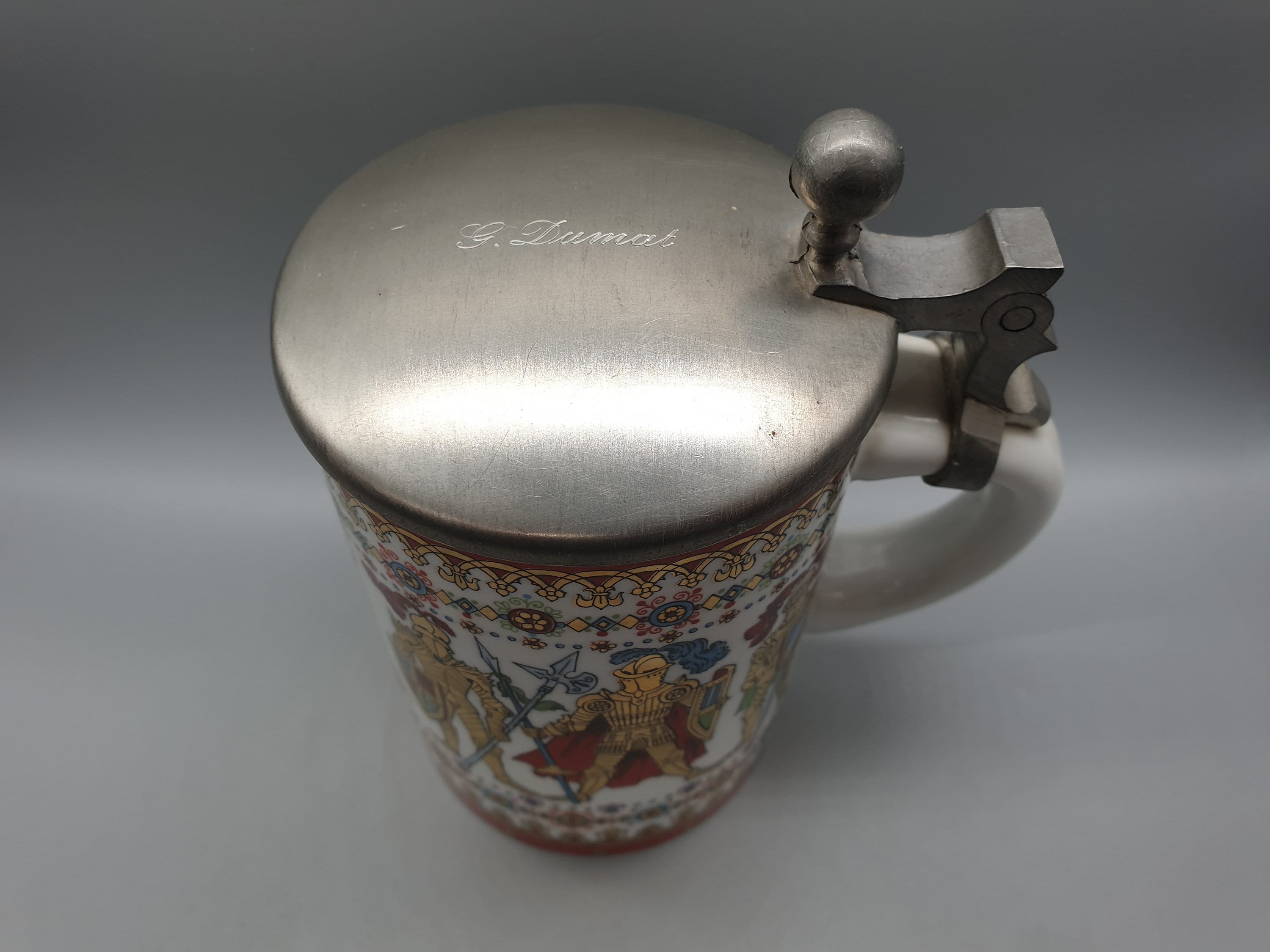 Vintage Elisabeth Liegl Porcelain Beer Stein hamburg / dumat Vintage ...