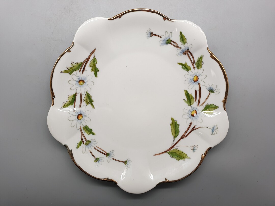 1957 Zeh, Scherzer Bavaria Plate With Gold & Hand-painted Floral ...