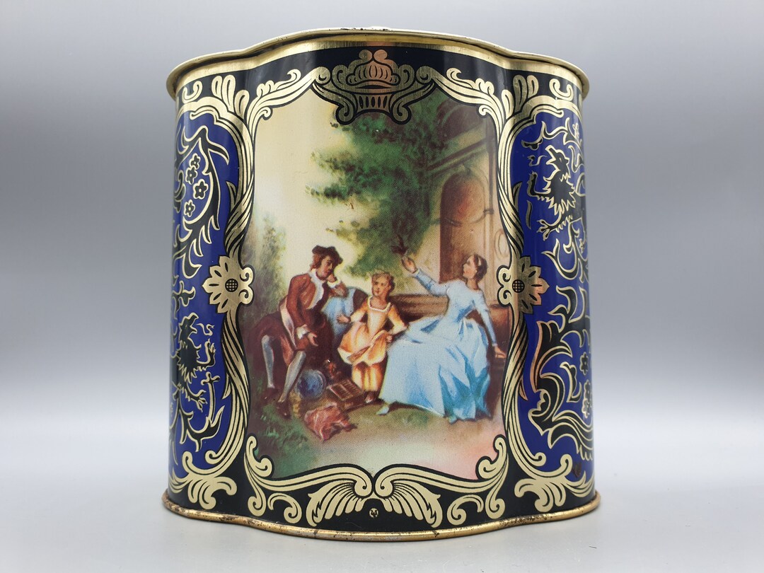 Antique West German Biscuit Tin Container Box | Vintage West German ...