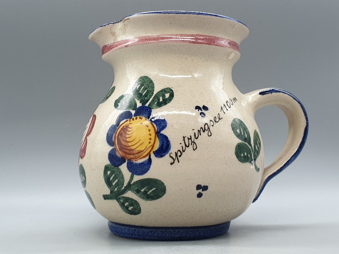 Vintage Wilhelm Kagel Partenkirchen Austria Ceramic Jug / Pitcher ...