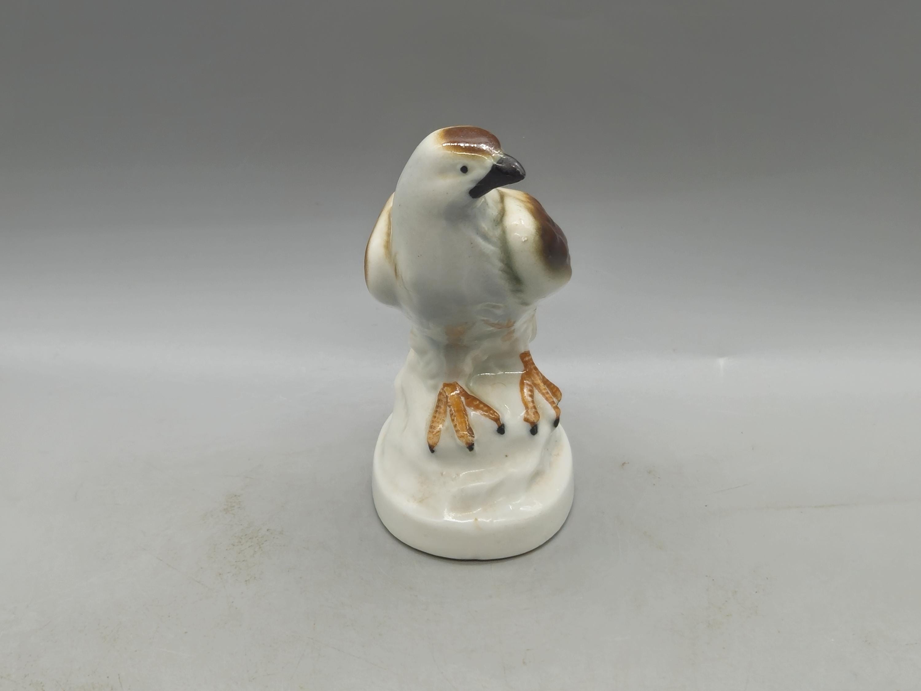 Vintage Porcelain Falcon Bird of Prey Figurine - Etsy