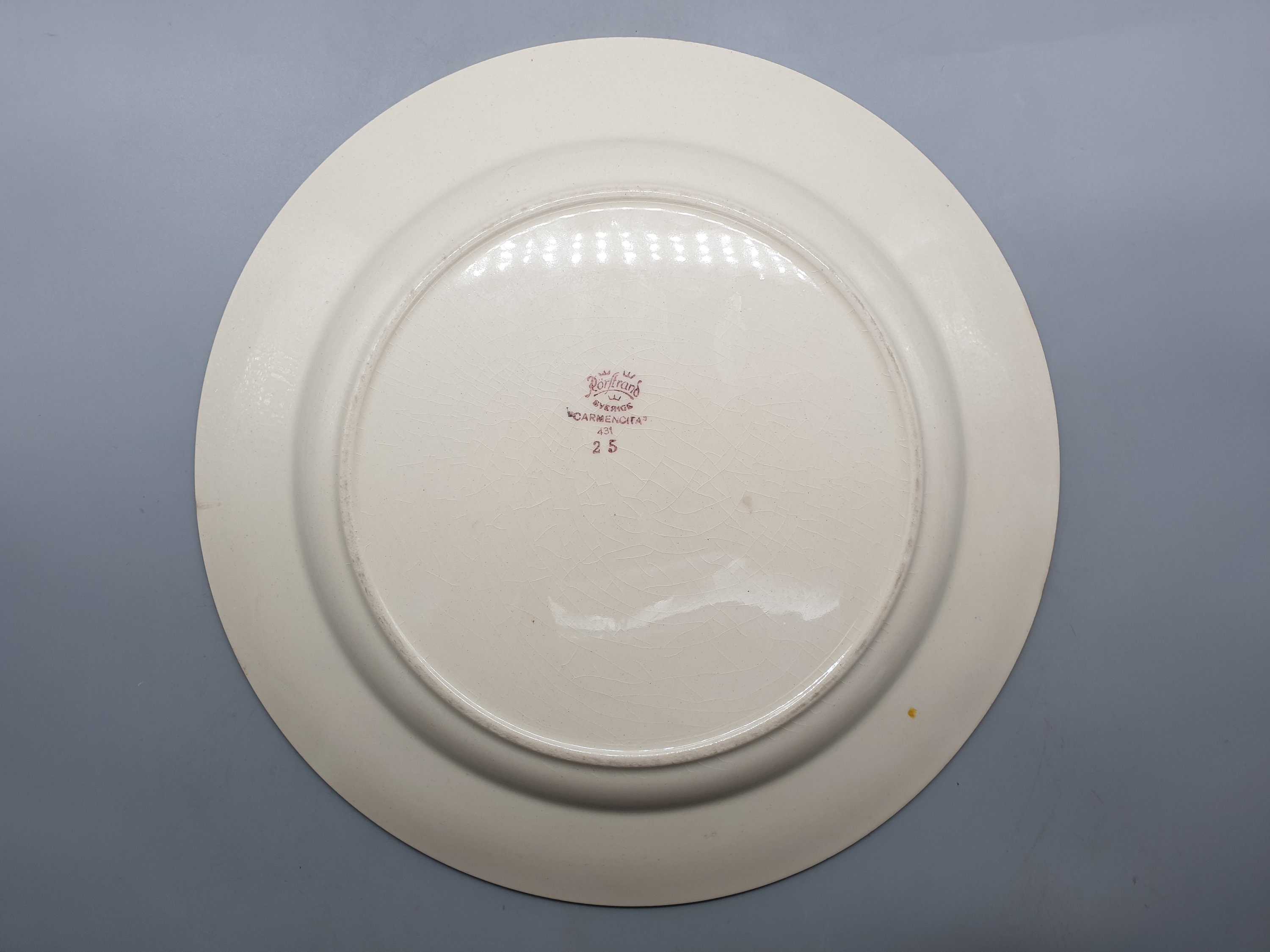 1940s Rörstrand Sweden carmensita Dinner Plate Sverige Vintage ...