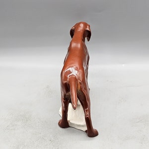 1990s LFZ Lomonosov Porcelain Irish Setter Dog in Hunting Pose Figurine ...