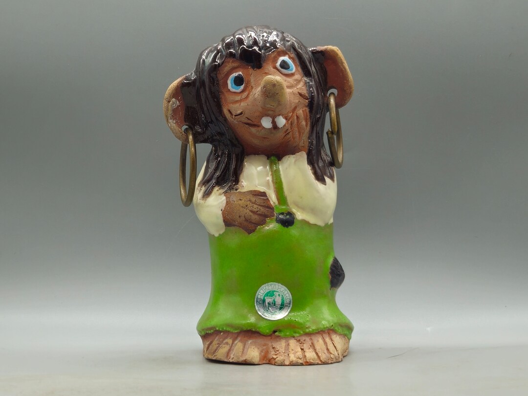 1990s Krukmakaren Ystad Sweden Ceramic Scandinavian Troll Figurine ...