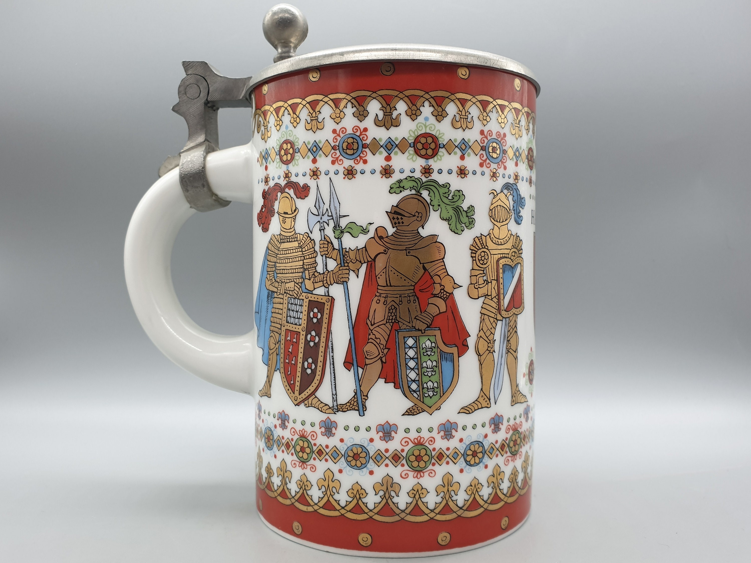 Vintage Elisabeth Liegl Porcelain Beer Stein hamburg / dumat Vintage ...