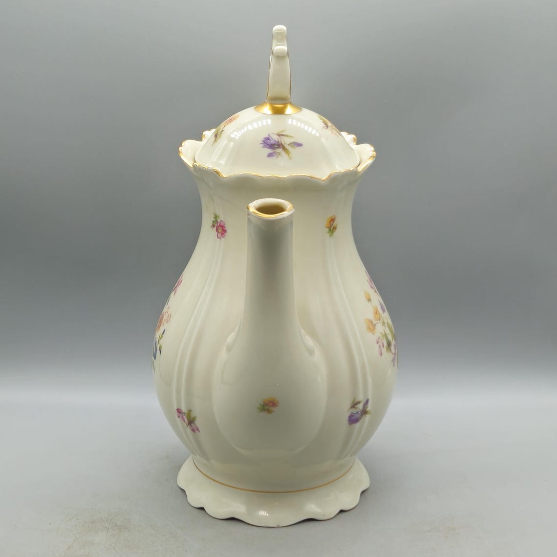 1970s Reichenbach Germany Porcelain Coffee Pot / Teapot | Vintage ...