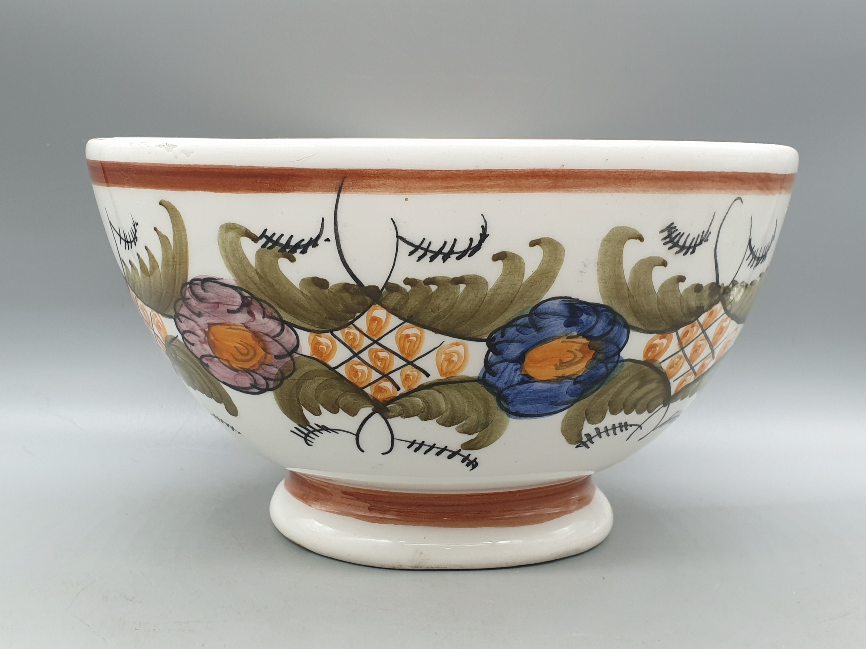 Vintage K.N. Skyros Greece Ceramic Bowl Vintage Greek Pottery - Etsy
