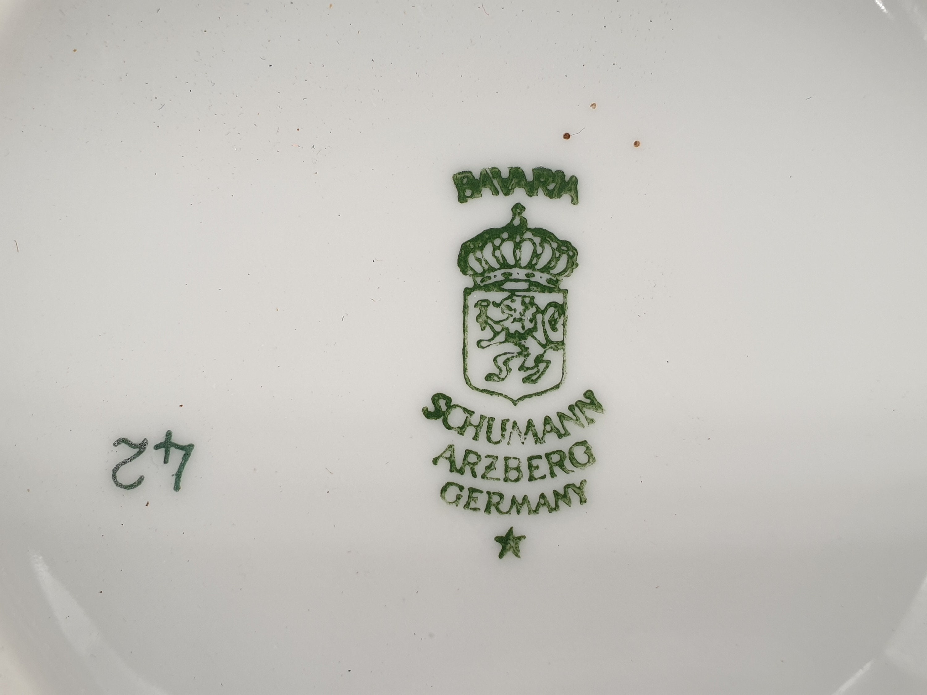 1960s Schumann Arzberg Bavaria Gravy / Saucer Boat Vintage German ...