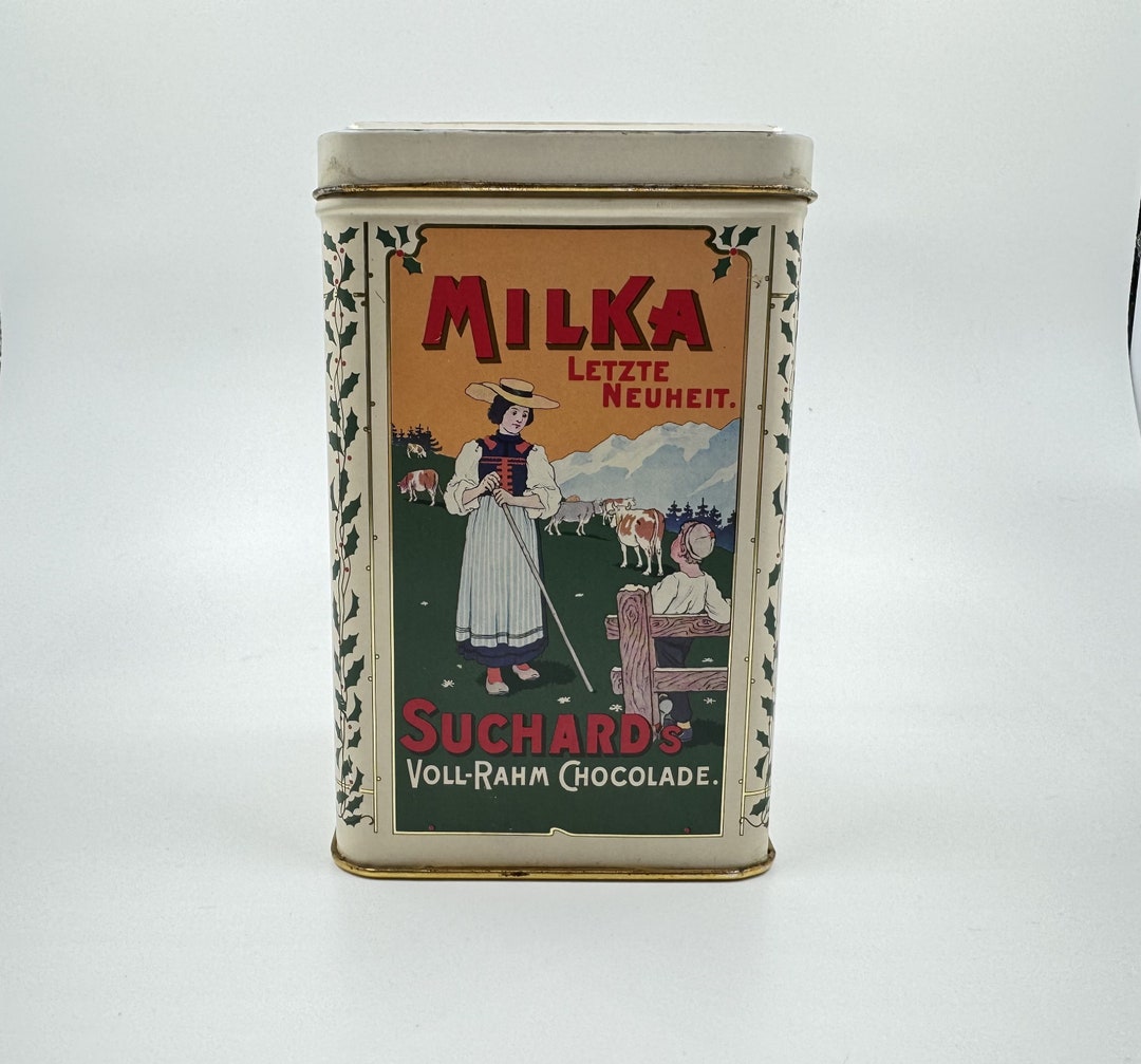 Vintage Suchard Cacao, Milka Old Storage Box, Tin Can - Etsy
