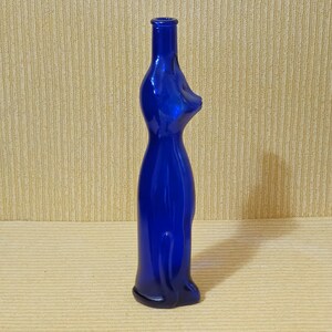 Vintage Glass Cobalt Blue Cat-shaped Vase / Decanter - Etsy
