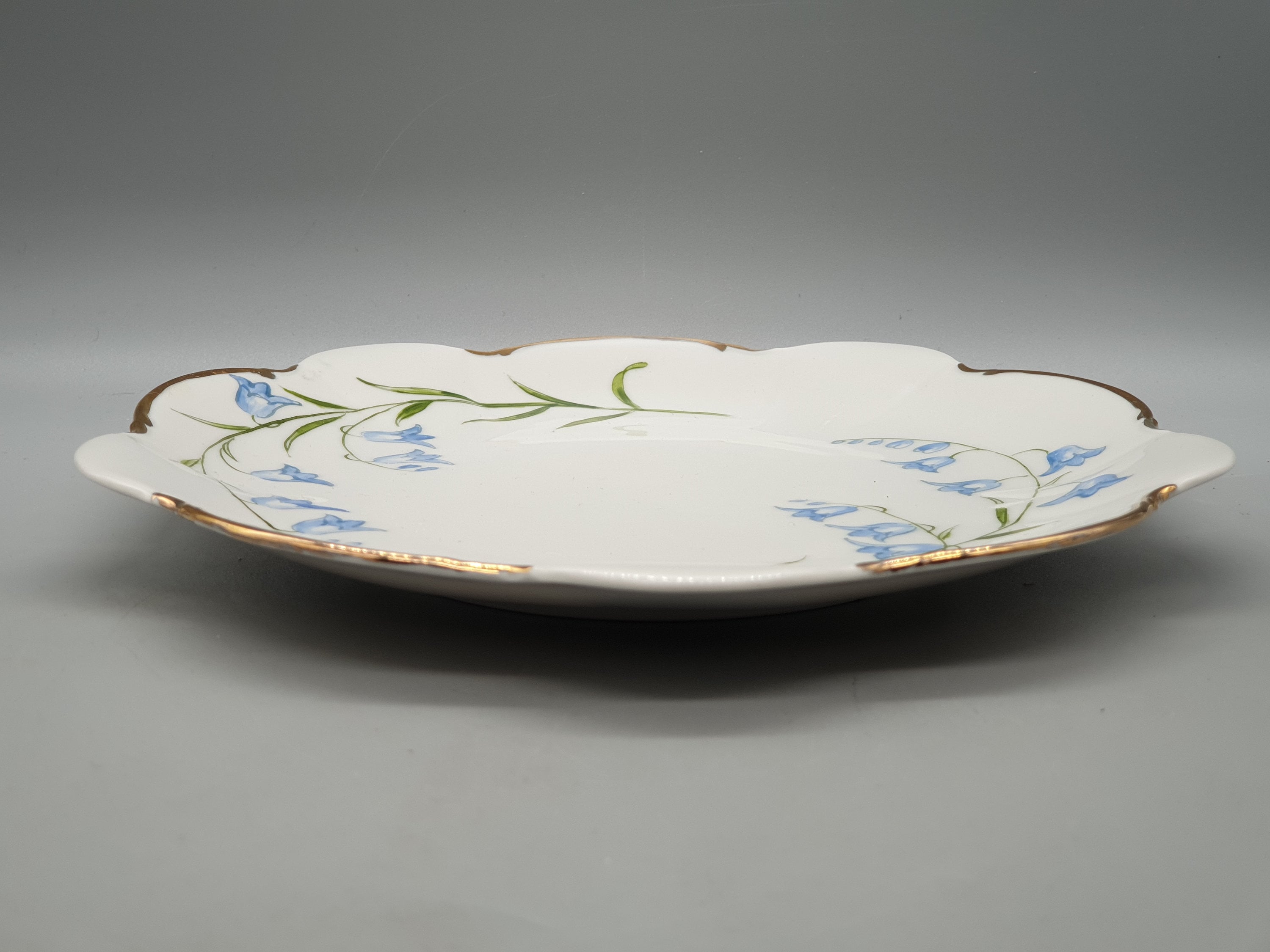 1957 Zeh, Scherzer Bavaria Plate With Gold & Hand-painted Floral ...