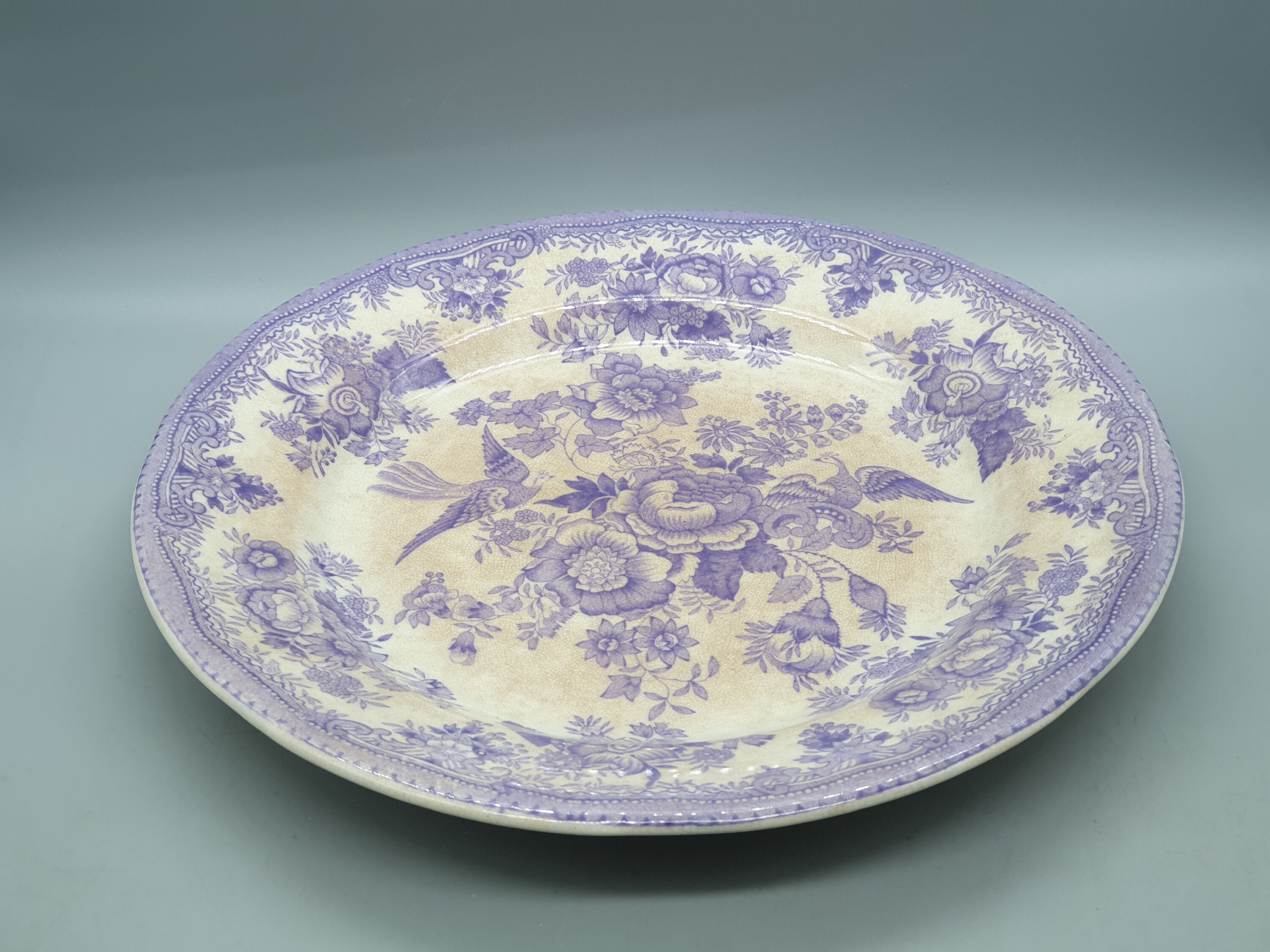 1930s Gustavsberg Sweden adriatic Pheasants Dinner Plate Vintage ...