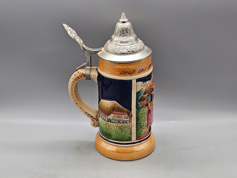 Vintage Wick Werke Germany Hand-painted Beer Stein Vintage German ...