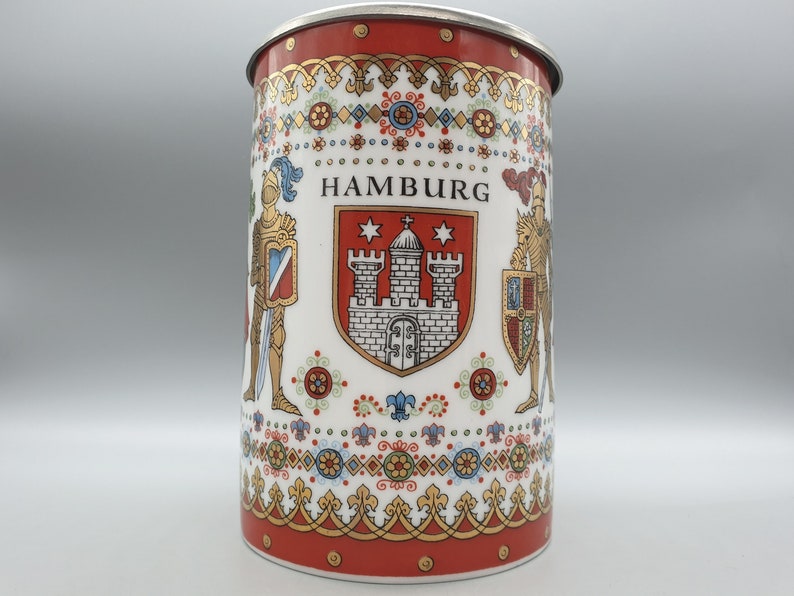 Vintage Elisabeth Liegl Porcelain Beer Stein hamburg / dumat Vintage ...
