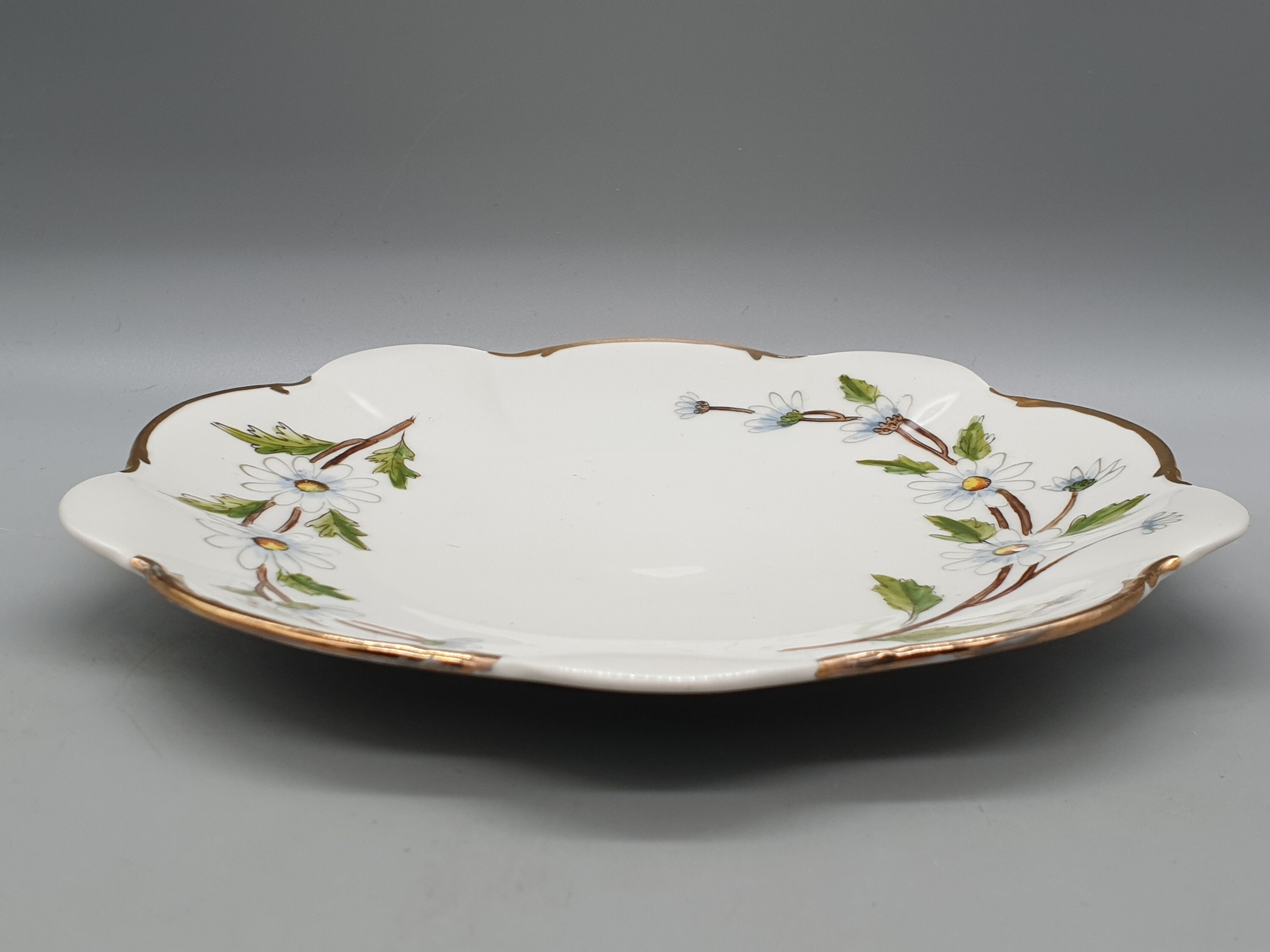 1957 Zeh, Scherzer Bavaria Plate With Gold & Hand-painted Floral ...