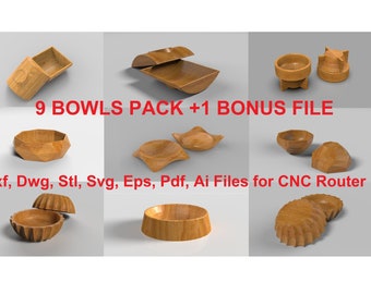 Cnc Files for Wood Bowls - Etsy