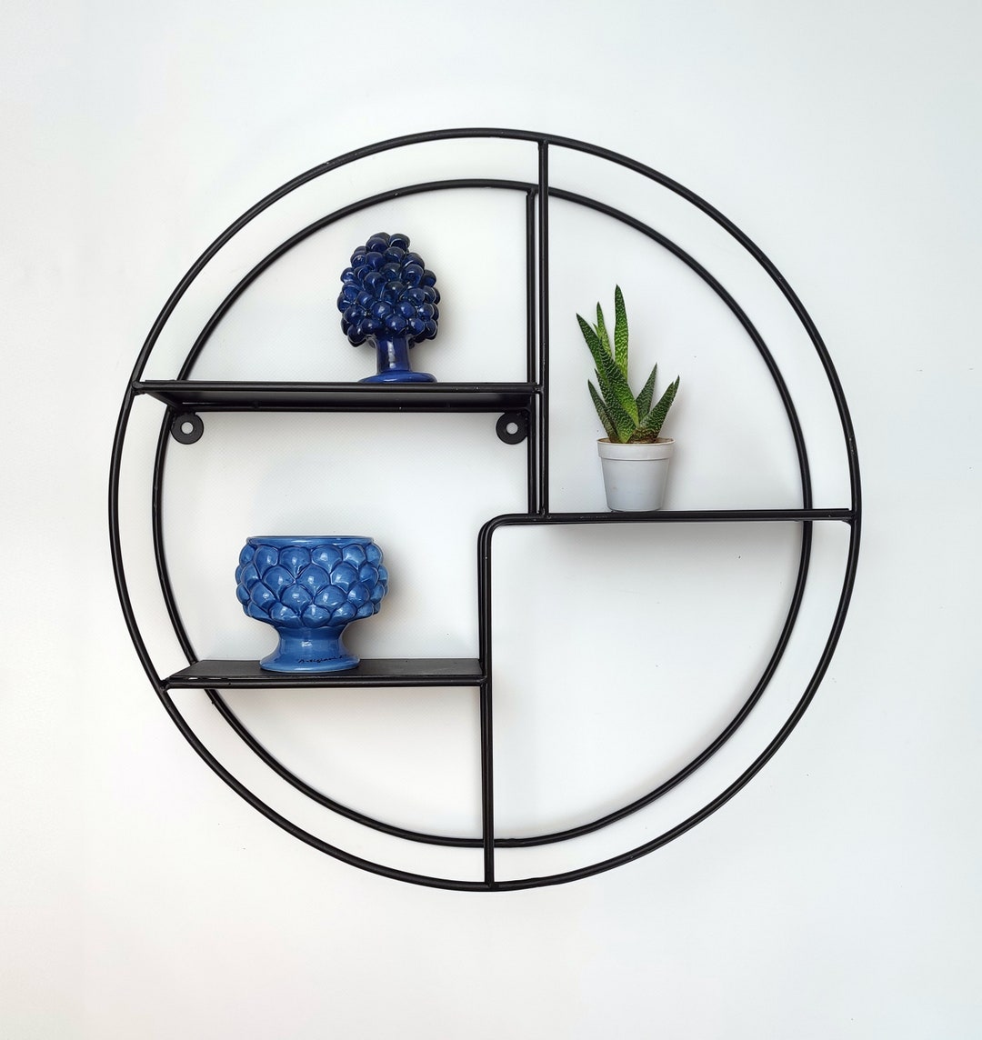 Round Shelf -kitchen Shelf - Salon Shelf - Bathroom Shelf - Kitchen ...