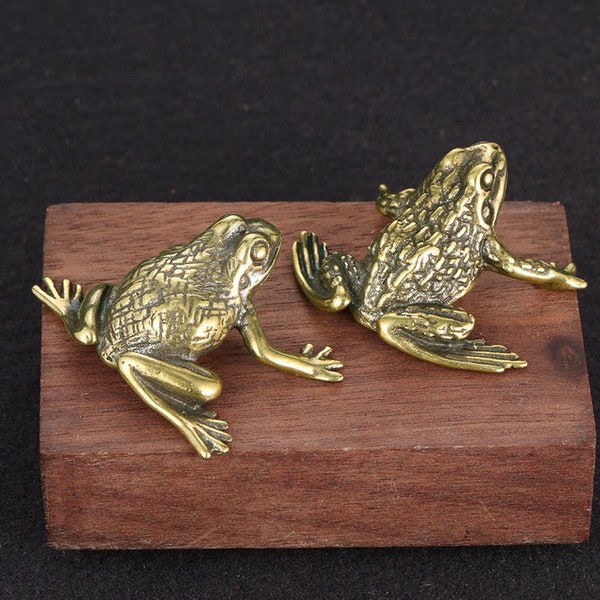 Brass Frog - Etsy