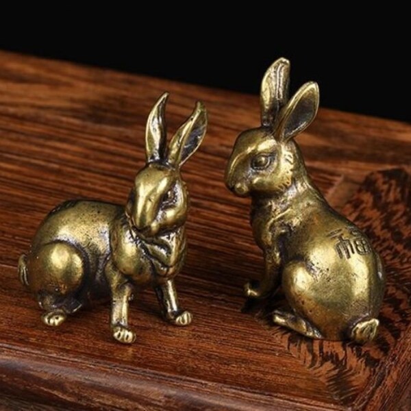 Brass Rabbit - Etsy