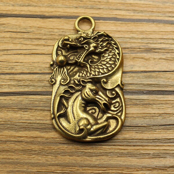 Chinese Dragon Necklace - Etsy