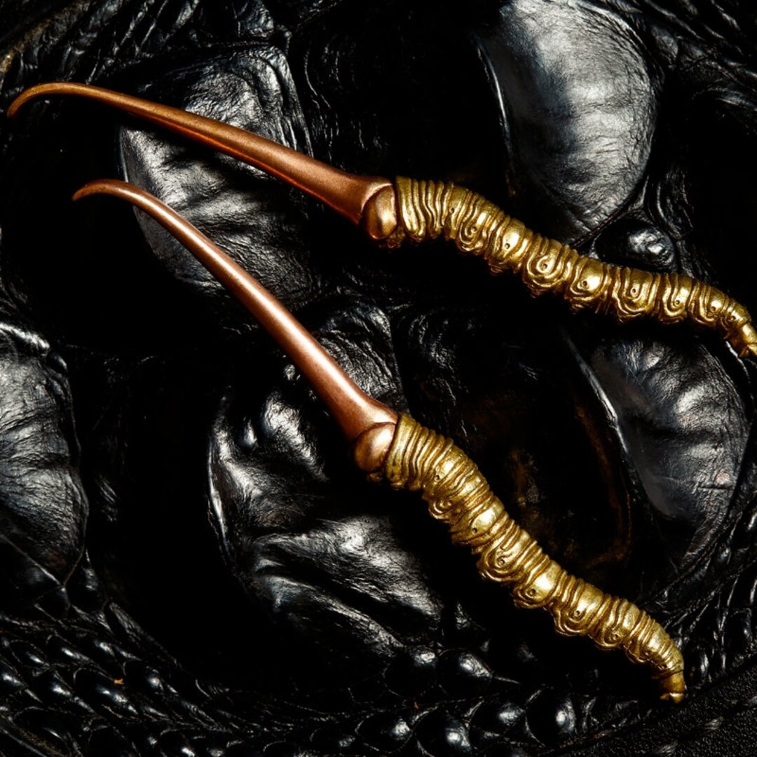 Brass Cordyceps Digging Ear Spoon/handmade Cordyceps Ear - Etsy