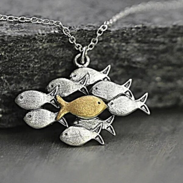 Fish Necklace - Etsy