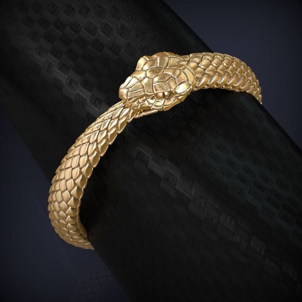Gold Snake Ring - Etsy