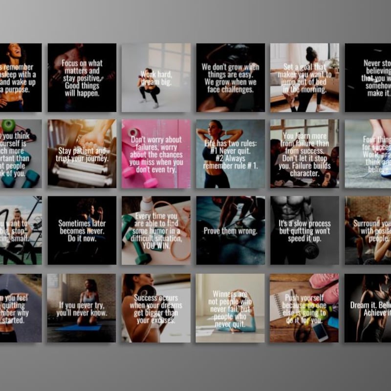 Work Out Inspiration - Etsy