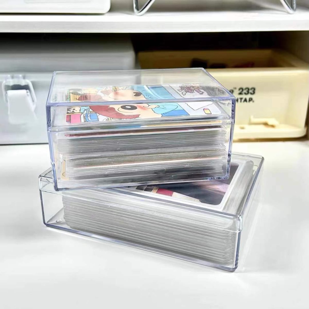 Kpop Mini Photocard Storage Case Protective Box PC Holder 3 Inch ...