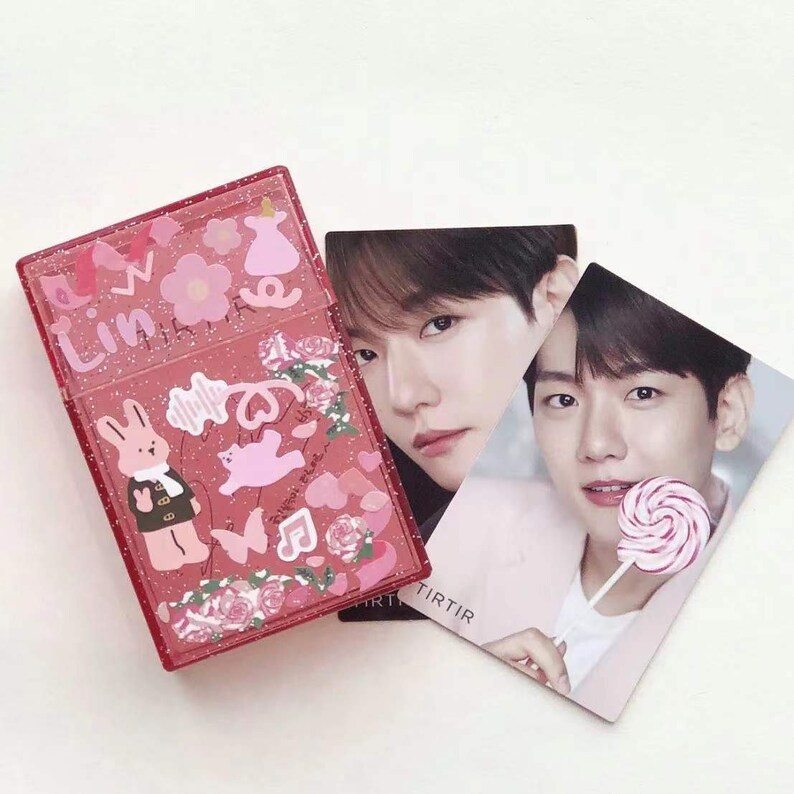 Kpop Photocard Hard Storage Case Collect Box PC 3 Inch - Etsy