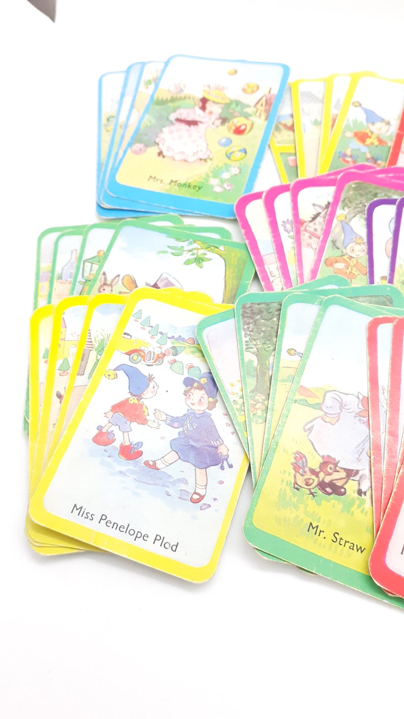 1955 Enid Blyton's Noddy Happy Families Card Game. 44 - Etsy