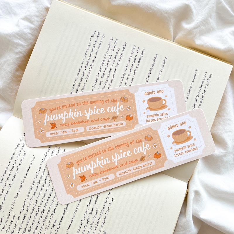 Autumn Book Cafe - Etsy UK